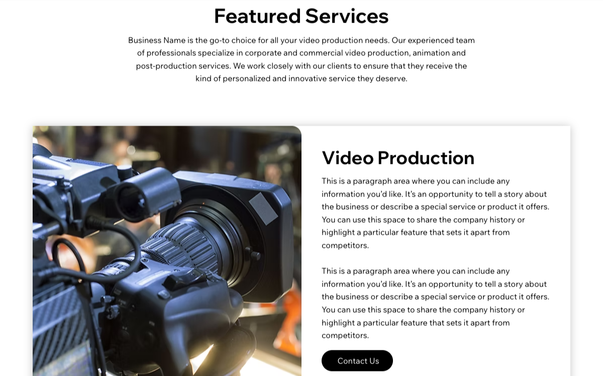 And Action | Wix Marketplace | Wix.com